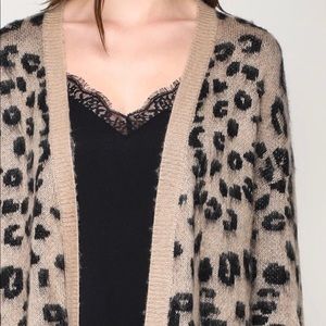 Mustard Seed | Sweaters | Long Leopard Animal Print Cardigan Duster ...